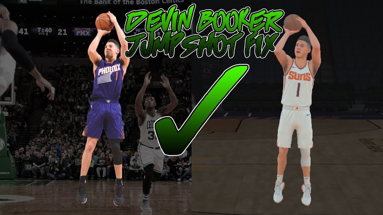 NBA 2K18 Devin Booker Jumpshot Fix - YouTube