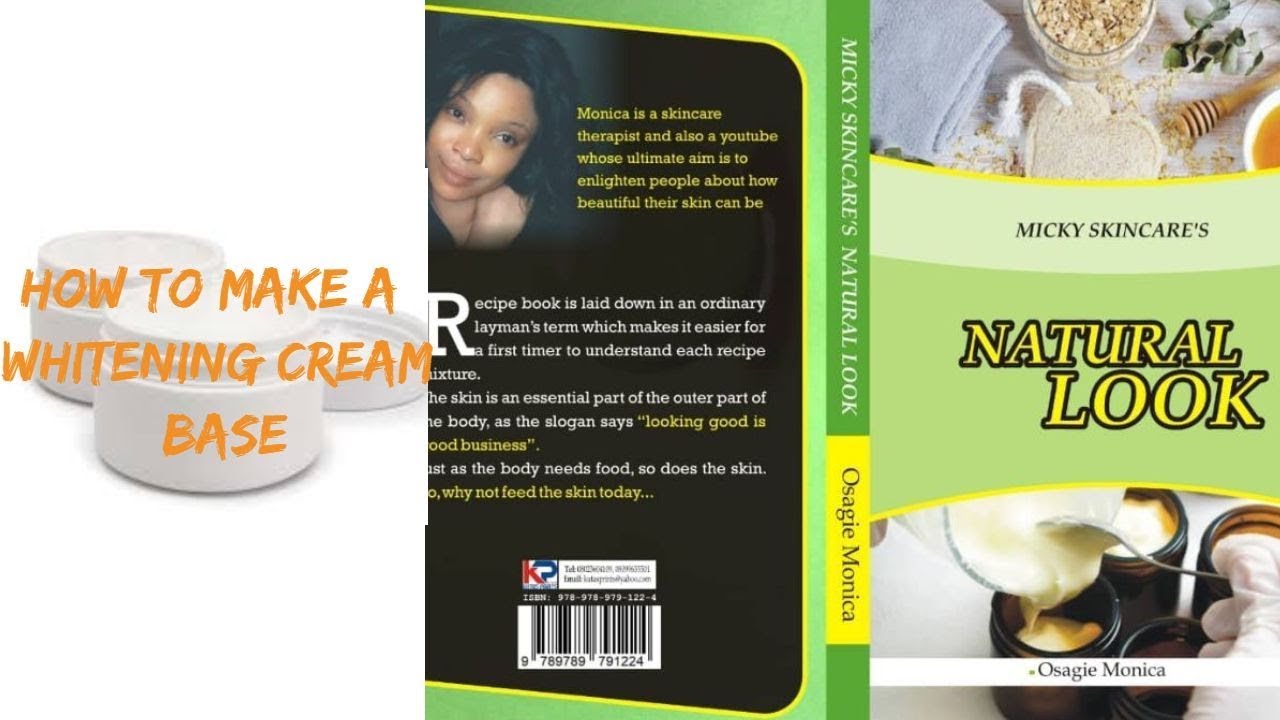 How To Make A Whitening Cream Base | Cream Base | Whitening Cream - YouTube