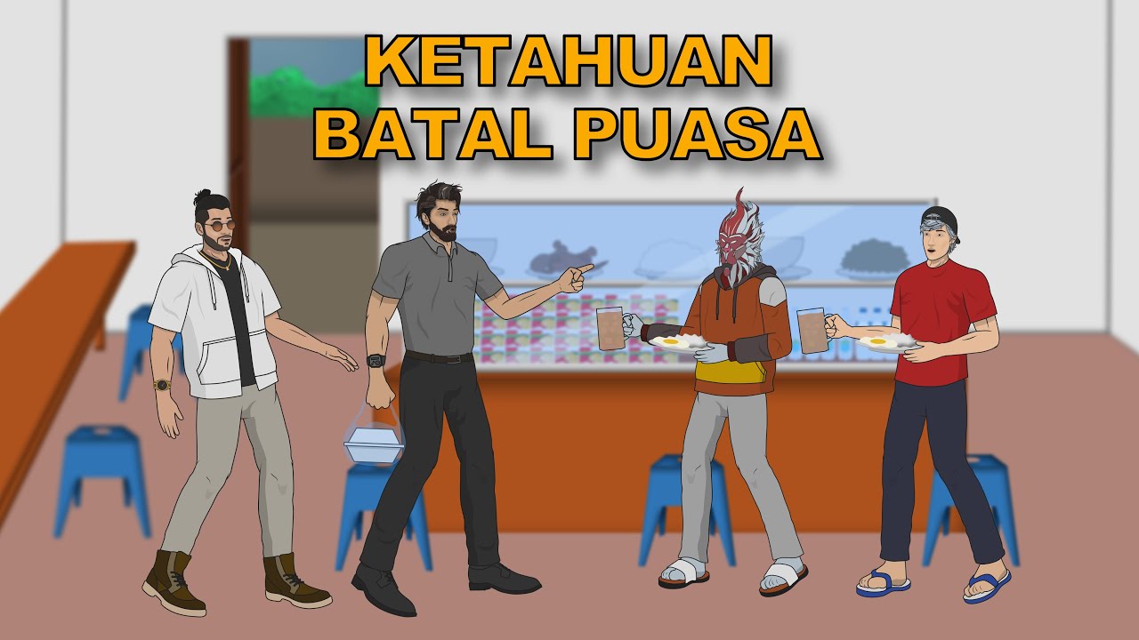 Ketahuan Batal Puasa | Animasi Ramadhan Mas Sayur - YouTube