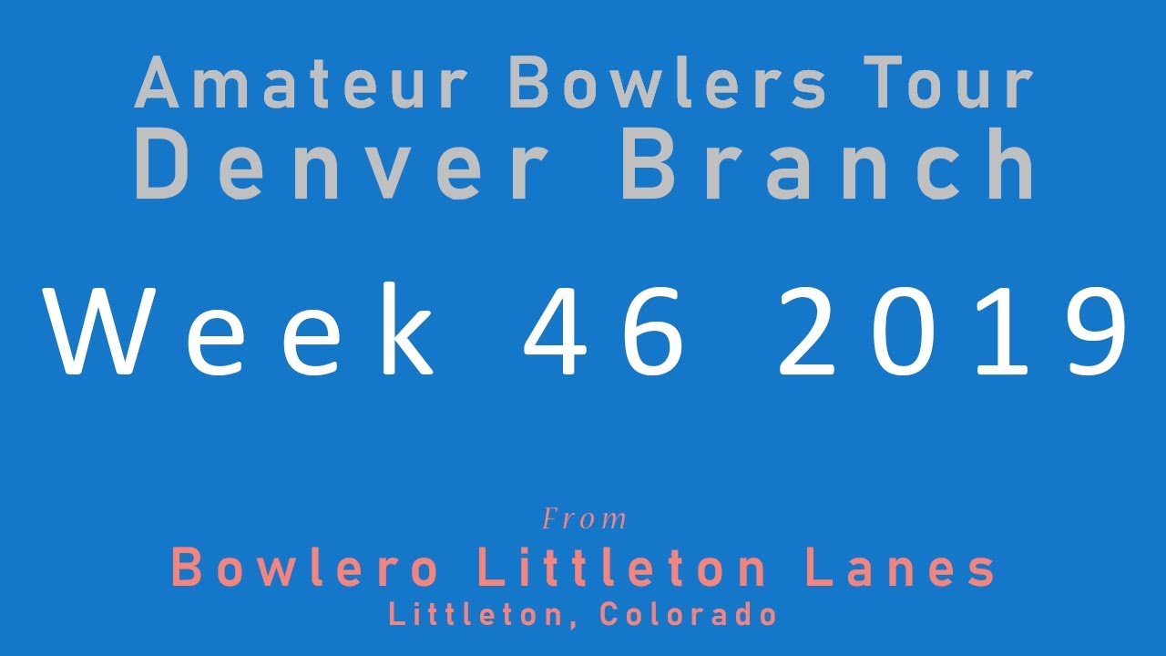 Denver ABT - Week 46 2019 Finals - November 17 - YouTube