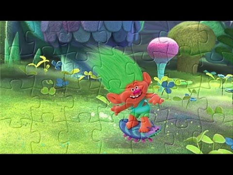 Trolls Puzzle Games For Kids - YouTube