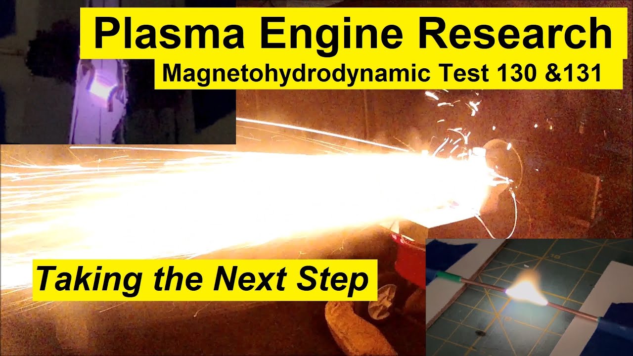 Plasma Engine Research, Magnetohydrodynamic Test No. 130 & 131, Taking ...