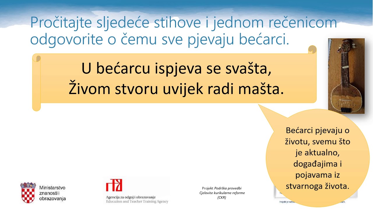 Hrvatski jezik 7. r. OŠ - Bećar i bećarac (stilska izražajna sredstva ...