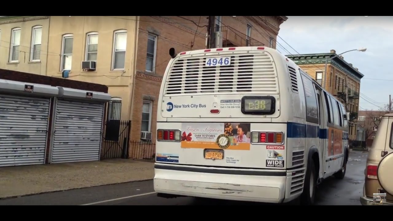 MTA New York City Bus 1998 NovaBus RTS-06 4946 on the B38 @ Woodward ...