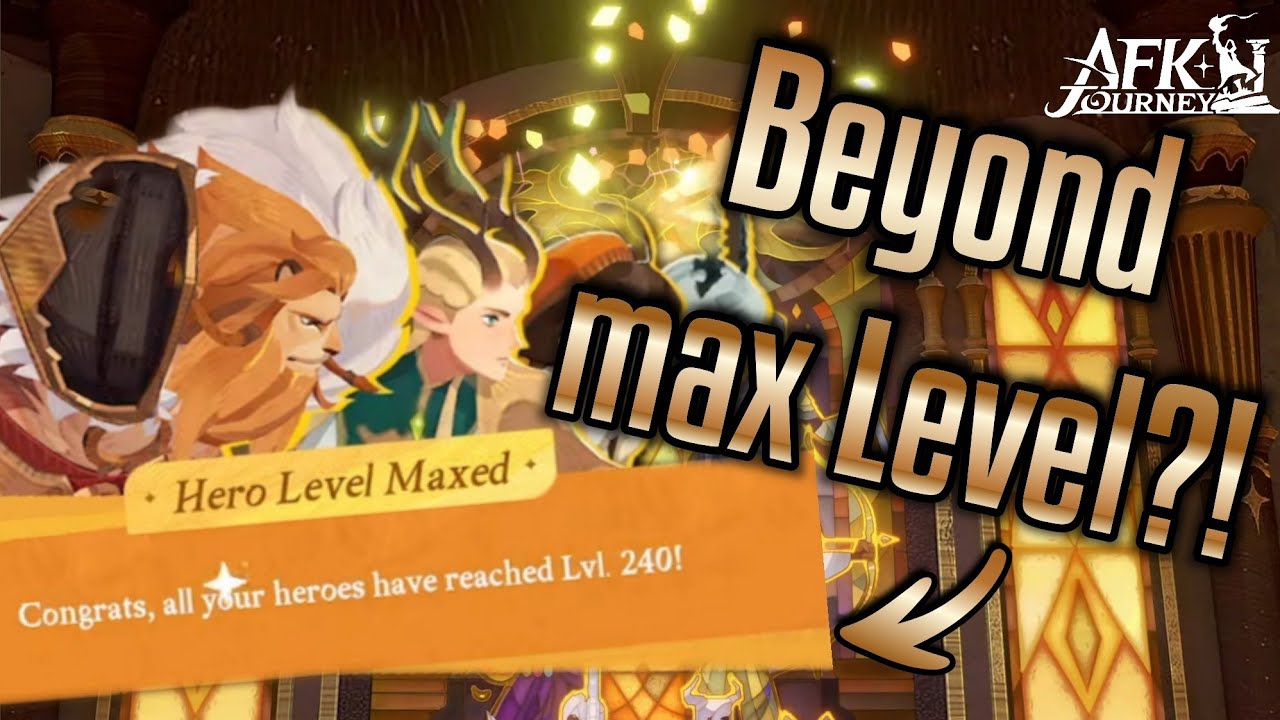 THIS happens when you reach MAX level! We go beyond... - #afkjourney ...