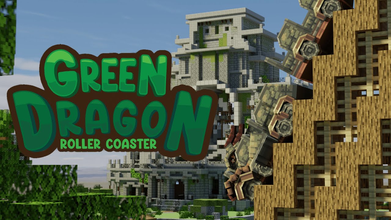 3D Green Dragon Coaster - YouTube