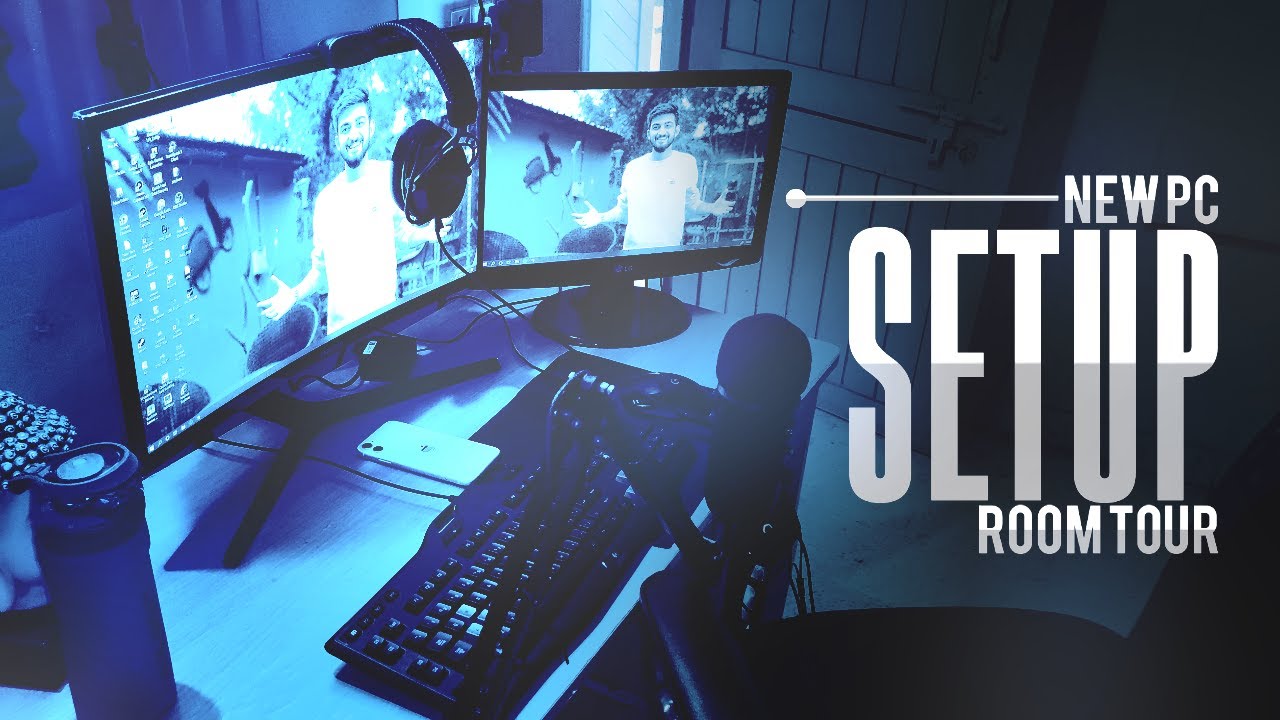 New PC Setup & Room Tour after Loosing 1k Subs. - YouTube