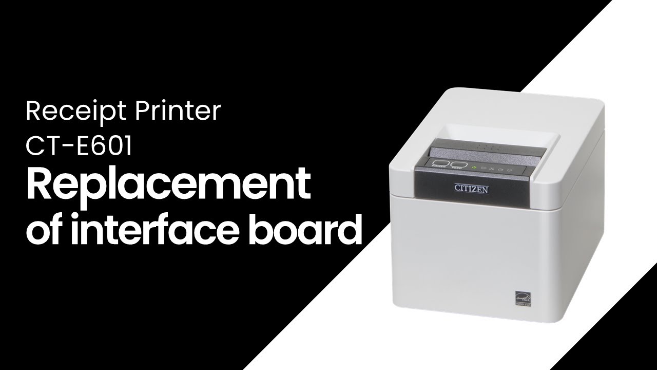 CT-E601 Replacement of interface board - YouTube