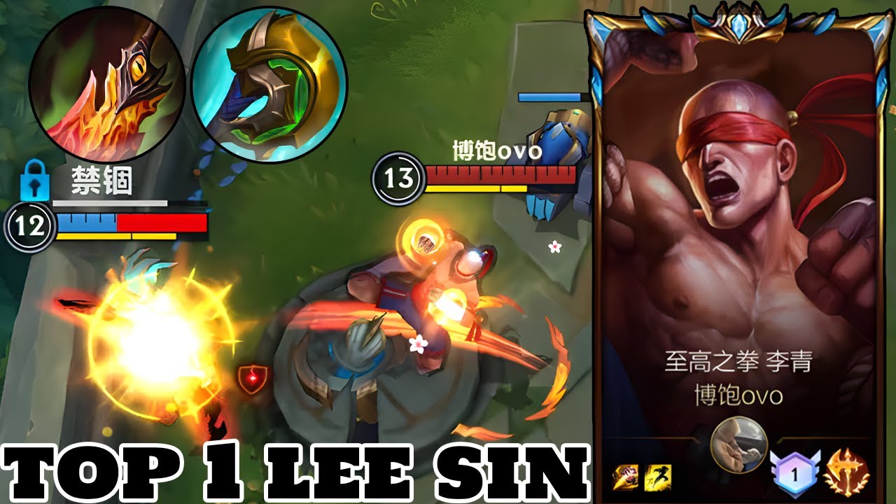 Wild Rift Lee Sin - Top 1 Lee Sin Gameplay Rank Challenger - YouTube