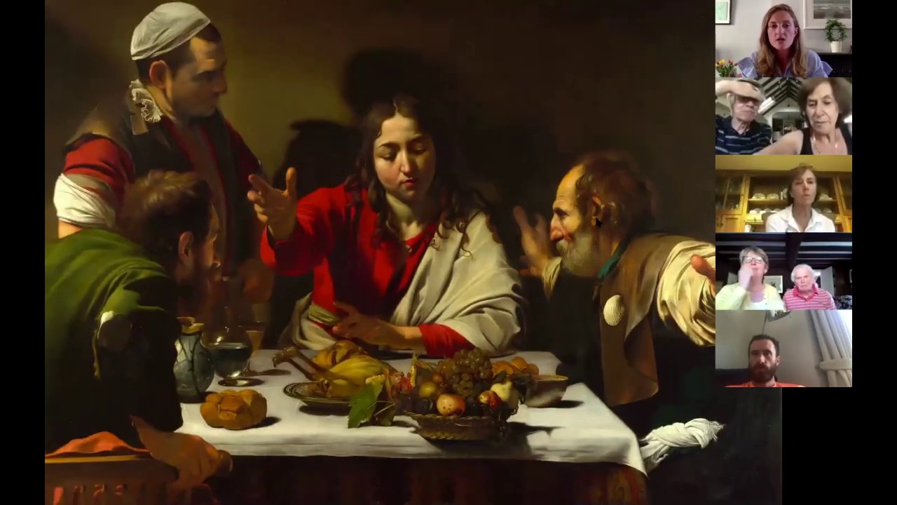 Caravaggio, The Supper at Emmaus, 1601 - YouTube