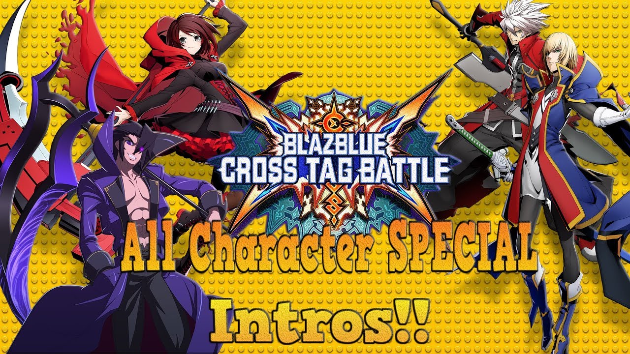 ALL INTROS I FOUND: BlazBlue Cross Tag Battle - Character Intros! - YouTube