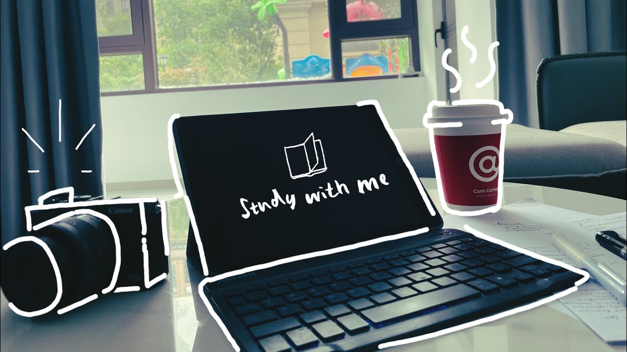 Study with me 📚/ short study sessions 2x 45 min - YouTube