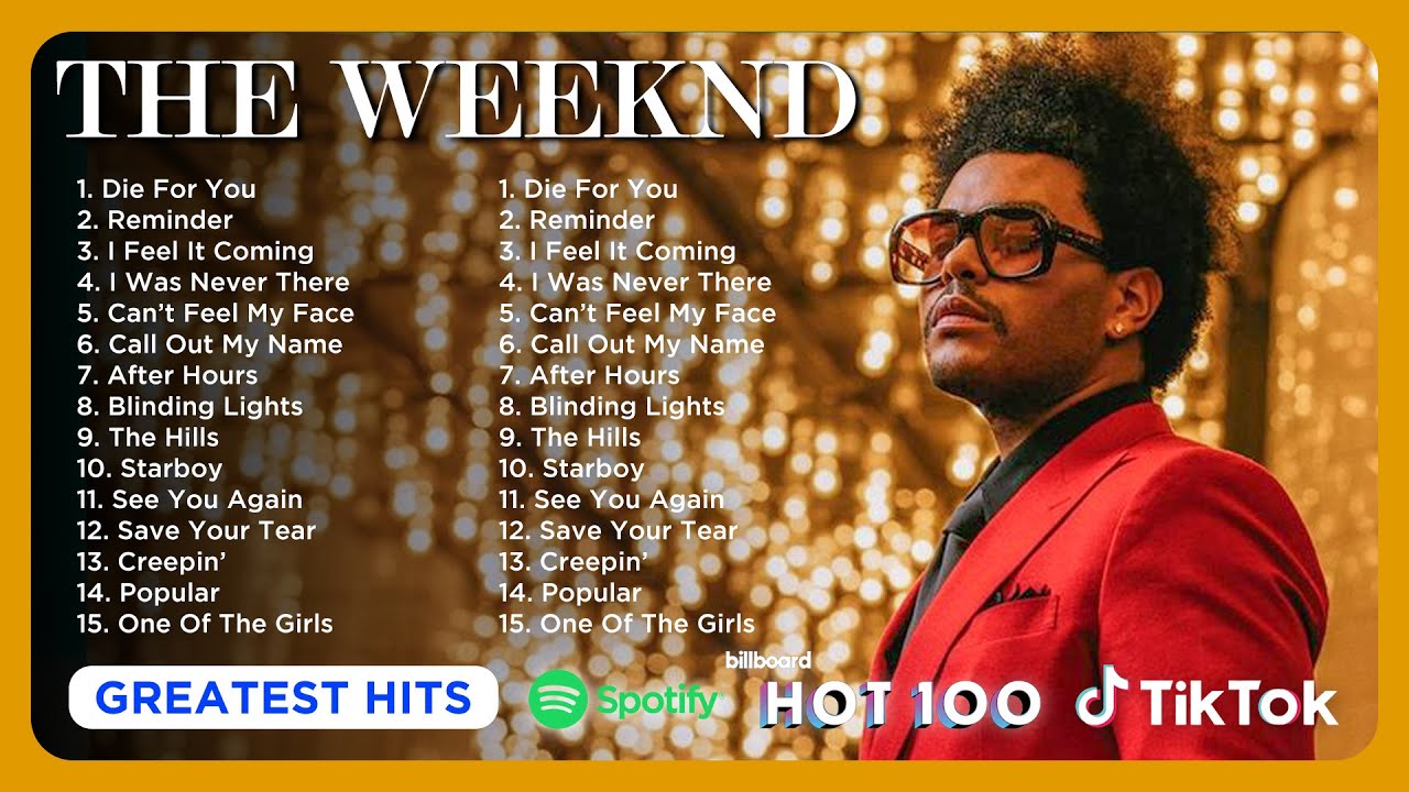 The Weeknd - Greatest Hits Full Album - A collection of The Weeknd's ...