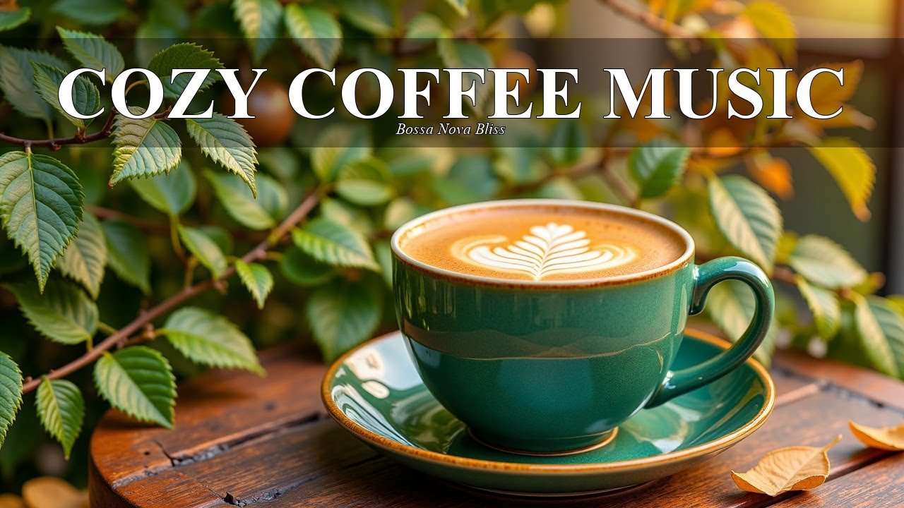 Cozy Coffee Music ☕ Cheerful Bossa Nova Instrumental Music for Study ...