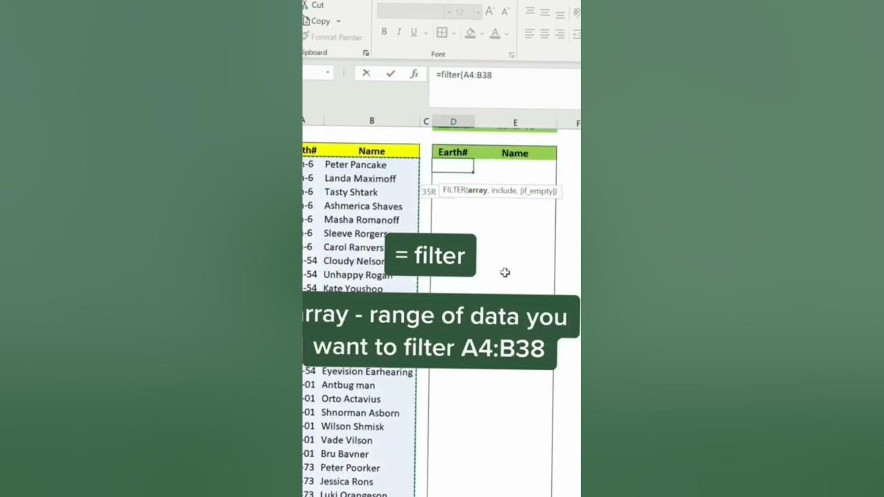 Filter Formula In Excel Trick YouTube filter-formula-in-excel-trick-youtube