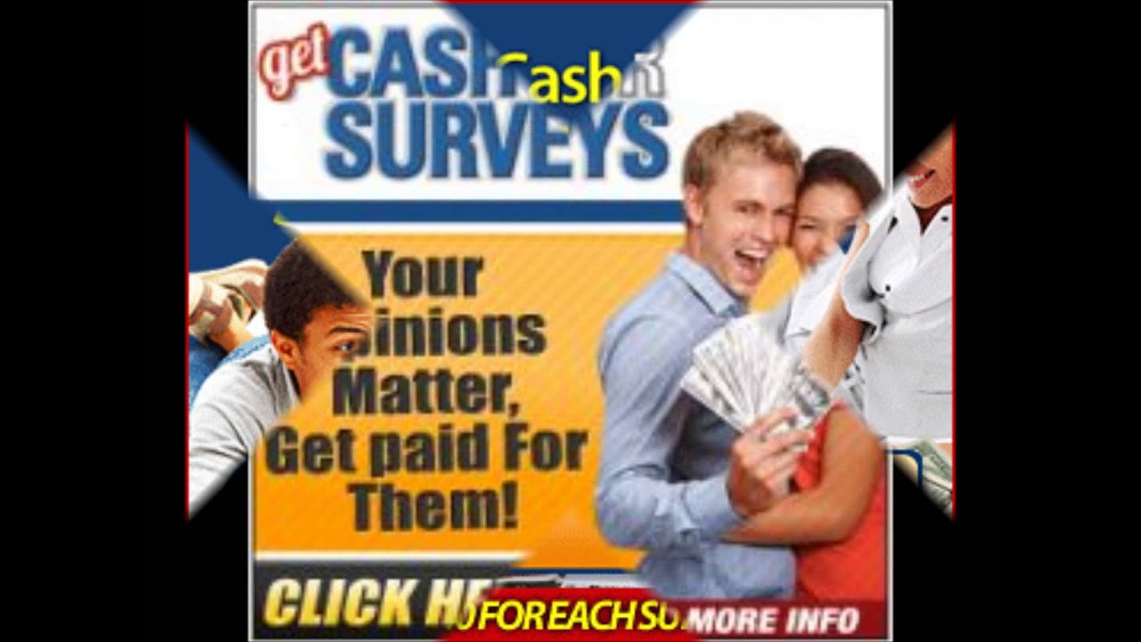 Get Cash For Surveys + Make Money Online with Paid Surveys - YouTube