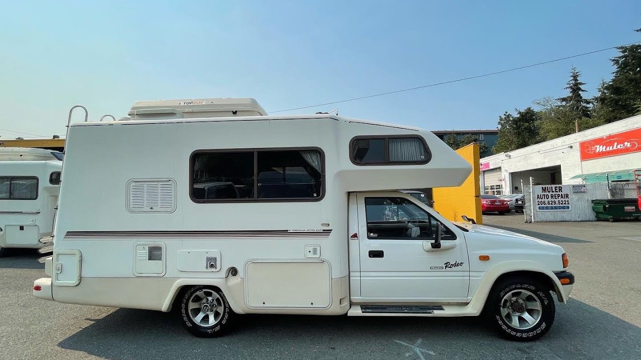 1992 Isuzu Rodeo RV 4WD MT5 turbo diesel 4JB1 only 35,500mi - YouTube