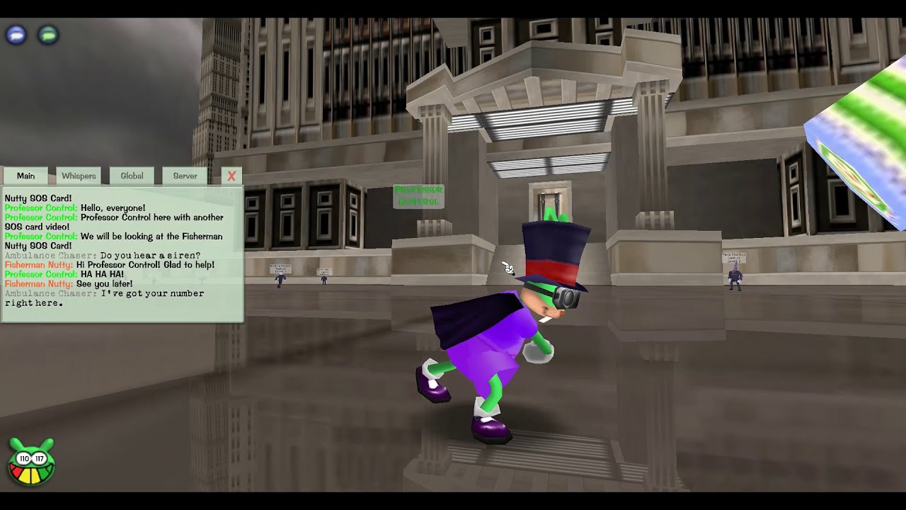 Custom SOS in Toontown Offline - Fisherman Nutty - YouTube