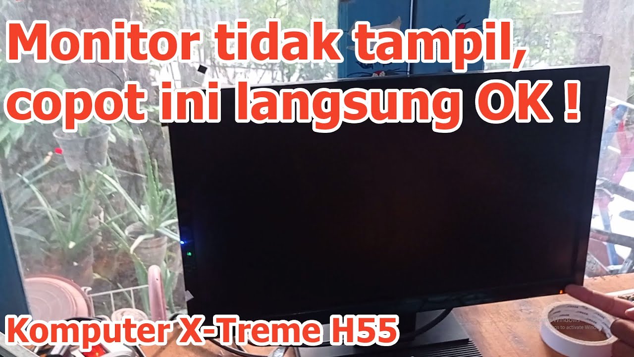 Lampu Indikator Power Nyala tapi di Monitor tidak ada tampilan gambar ...