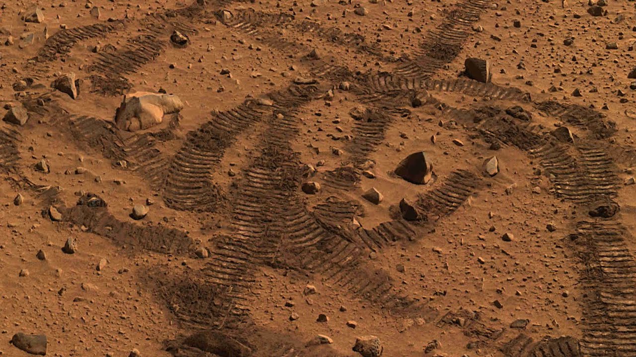 Mars Rover Tracks - Marte - Perseverance Rover - Spirit - YouTube