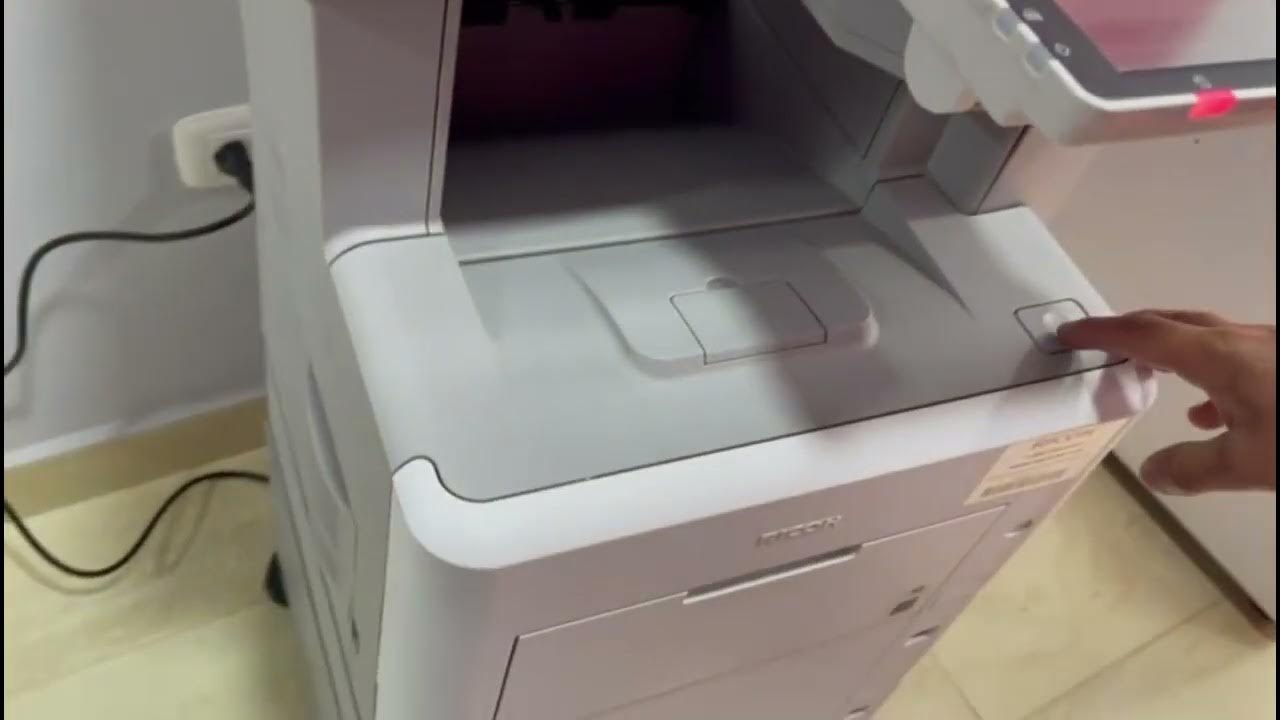 Solución atasco de papel Ricoh MP 501 - YouTube
