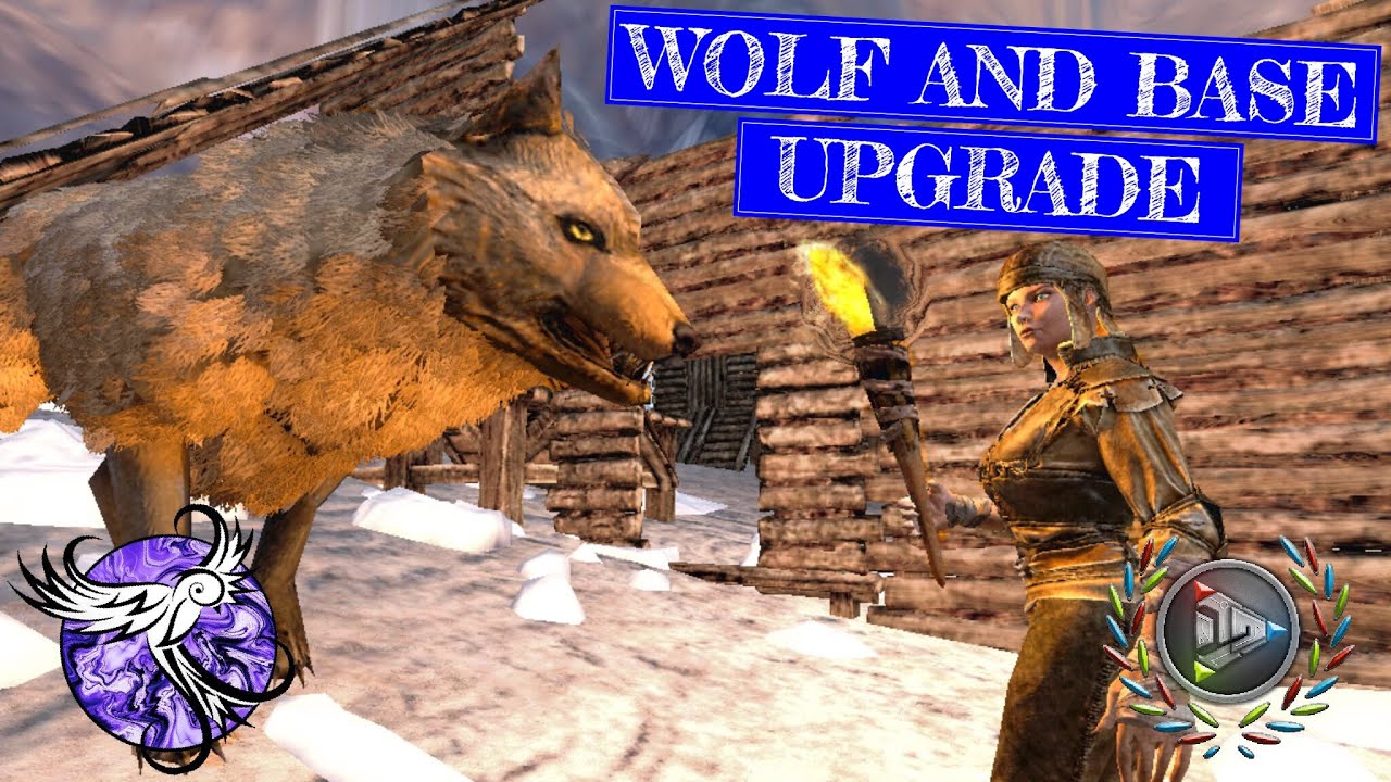 WOLF TAME AND BASE UPGRADES | Arktic Hardcore Survival Episode 16 | ARK ...
