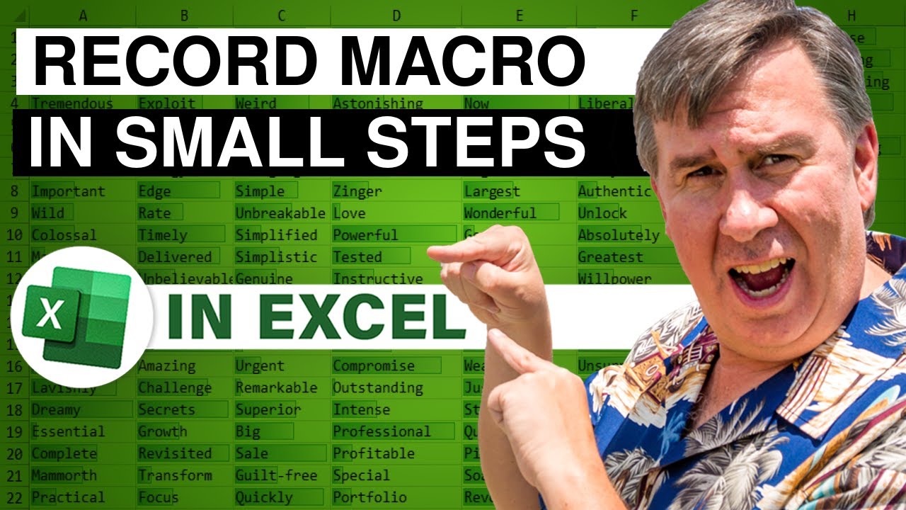 Excel How To Record Macros In Microsoft Excel Record Macros In 0997