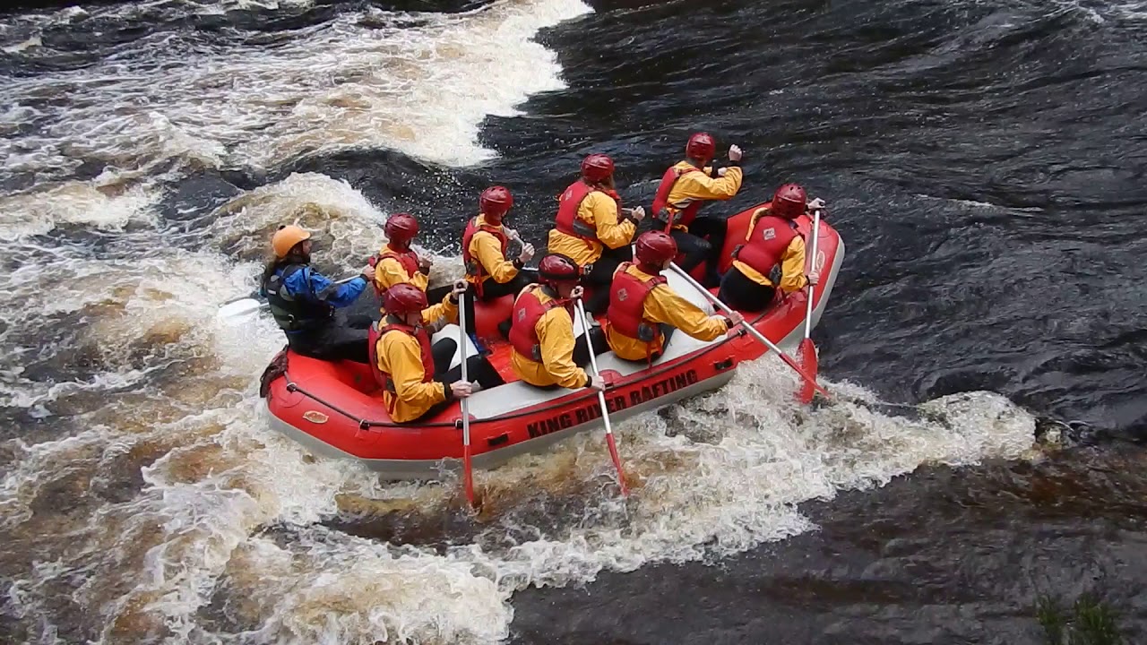 RAFT SURFING ON THE PICTON RIVER - YouTube