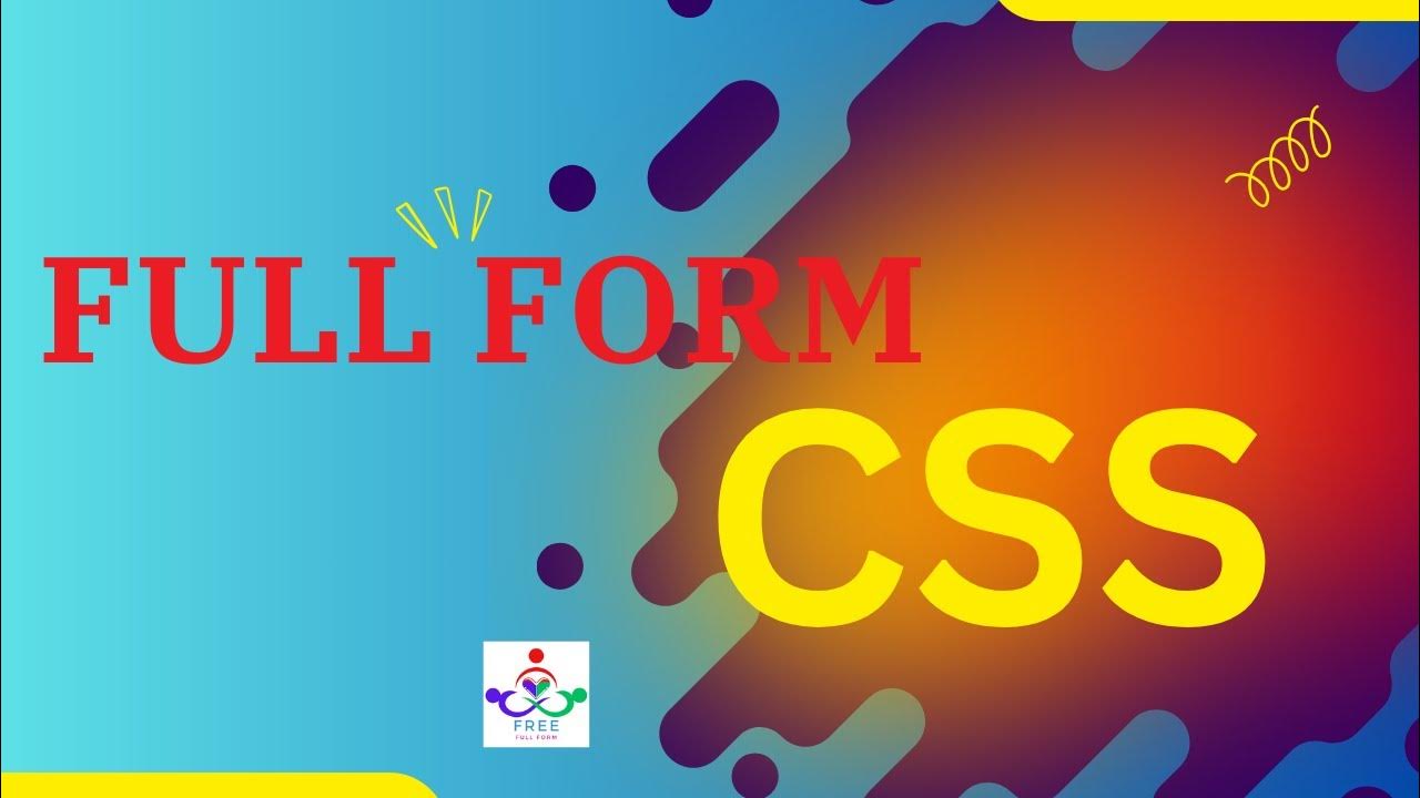 Full Form Of Css Css Full Form Css का फुल फॉर्म हिंदी में What Is Css Css Youtube