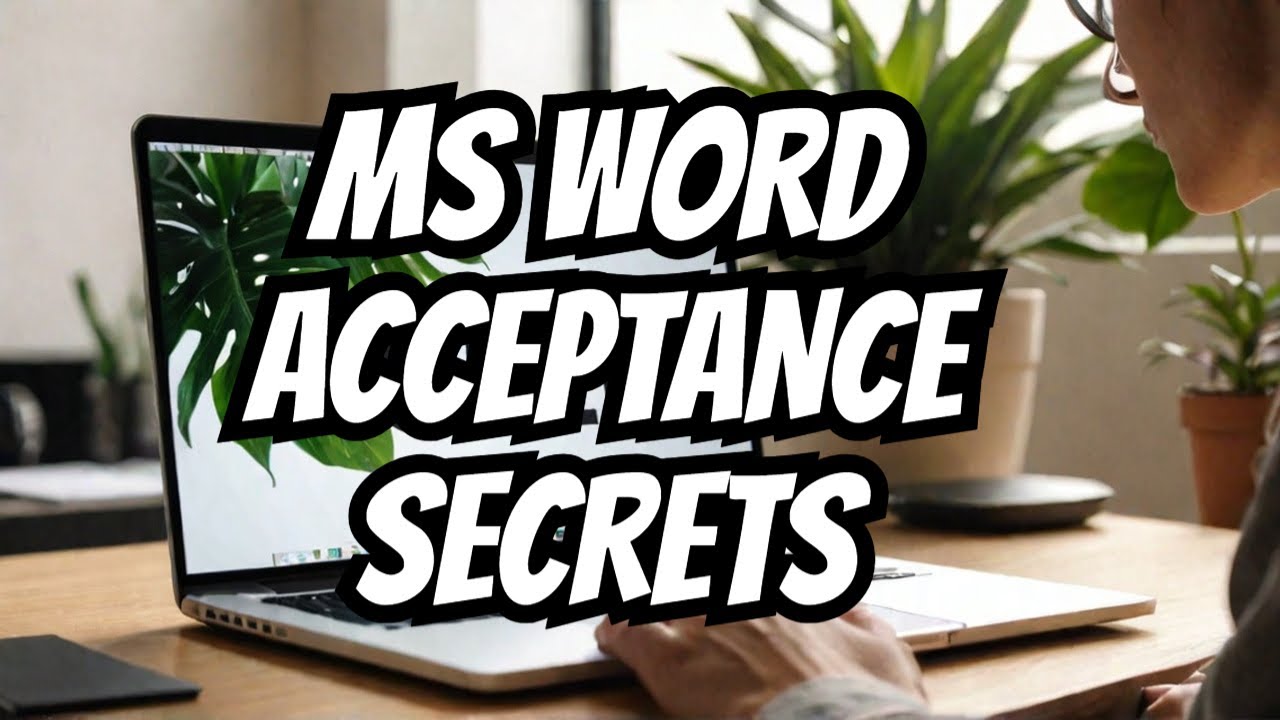 How To Accept Changes In Ms Word | Word Tricks | @zafroohi - YouTube