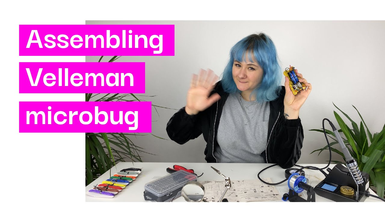 ASSEMBLING VELLEMAN RUNNING MICROBUG | ELECTRONICS | SOLDERING - YouTube
