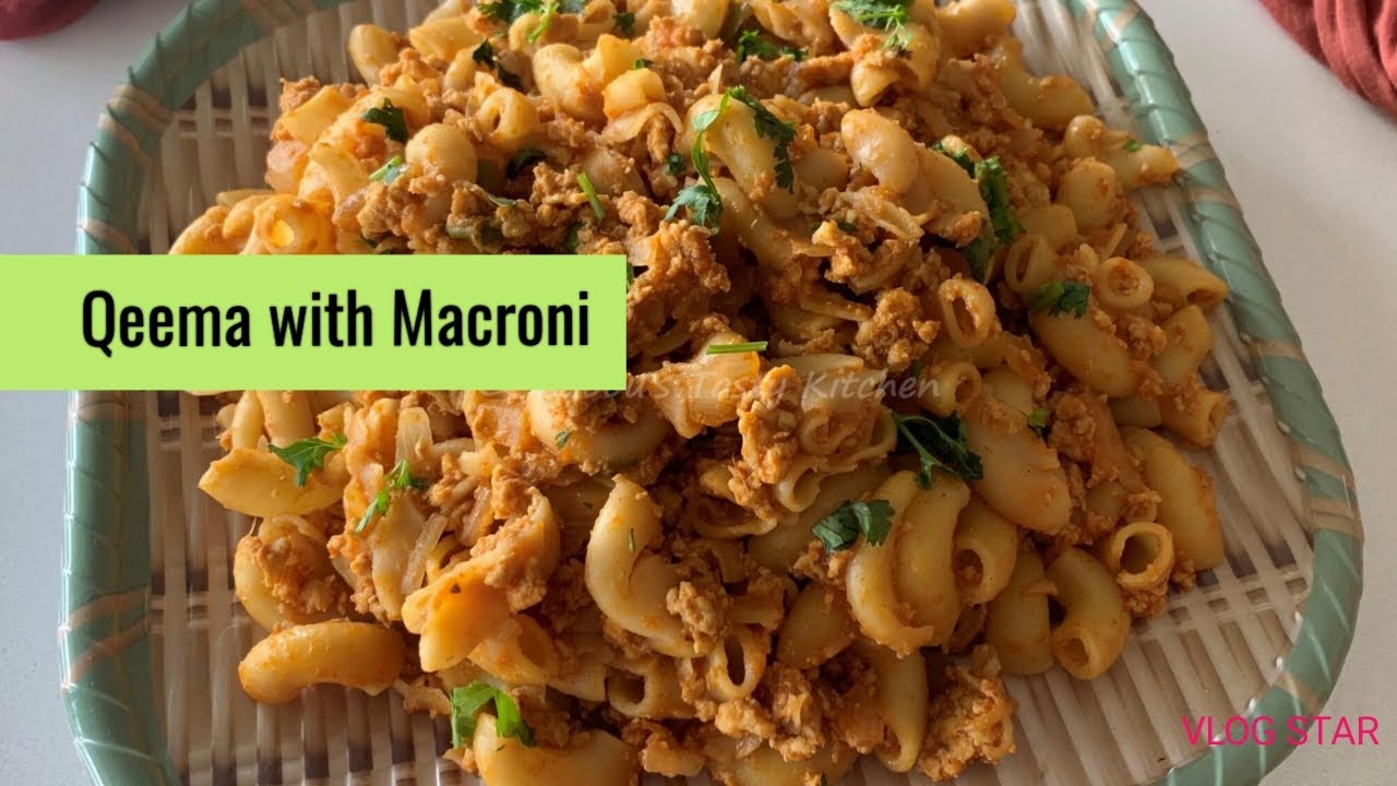 Qeema with Macroni recipe by Healthy Food | easy to make Macroni Qeema ...