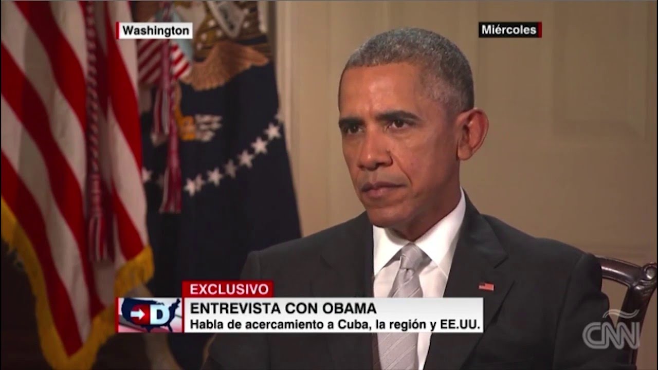 Entrevista A Barack Obama Por Cnn En Español 14 03 16 Youtube