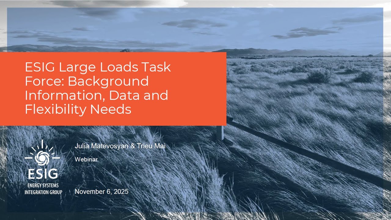 Webinar: ESIG Large Loads Task Force: Background Information, Data and ...