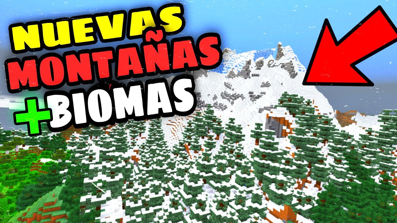 😱MINECRAFT 1.17! NUEVAS MONTAÑAS 5 BIOMAS NUEVOS Y MAS!/CAVES AND ...