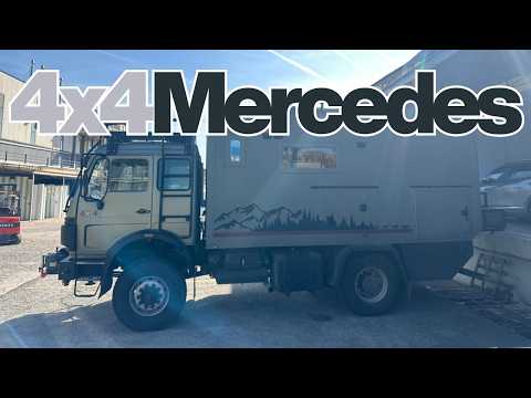 Mercedes 4x4’ten Motokaravana! Türkiye’de Eşi Az Bulunan Harika Dönüşüm! Yerli Üretim Arazi Karavanı