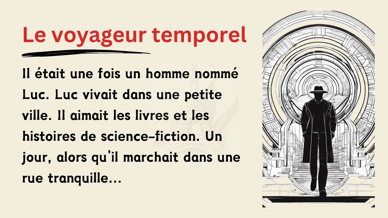 Learn French with a simple story for beginners (A1 - A2) : Le voyageur ...