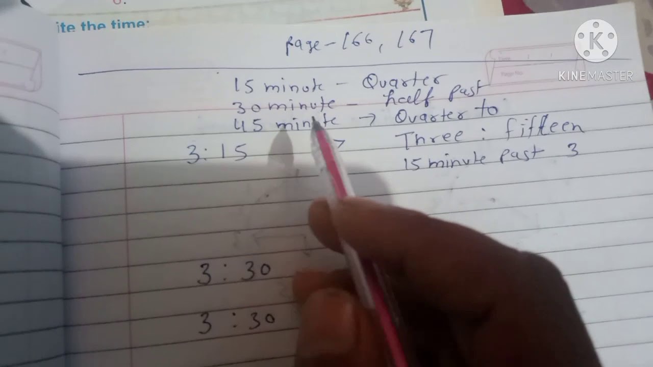 class 3 math chapter time - YouTube