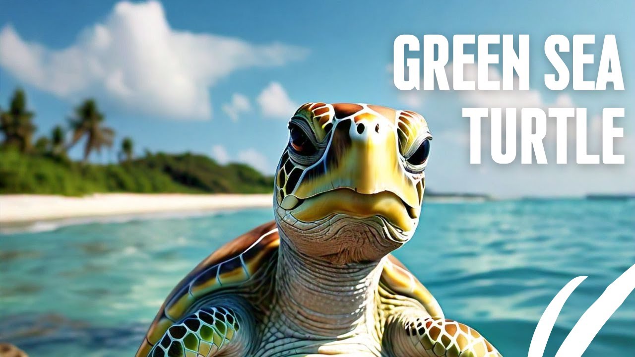 Green Sea Turtle Facts For Kids || Green Turtle Video - YouTube