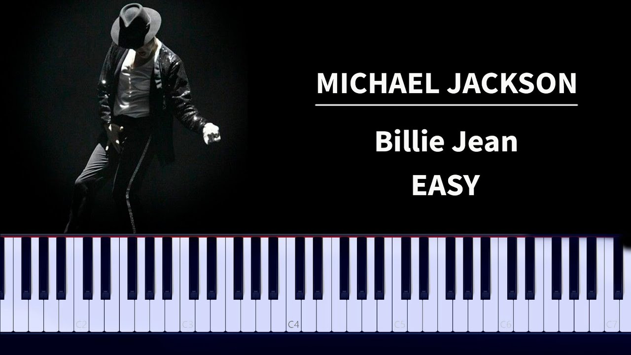 Michael Jackson - Billie Jean Easy Piano Tutorial - YouTube