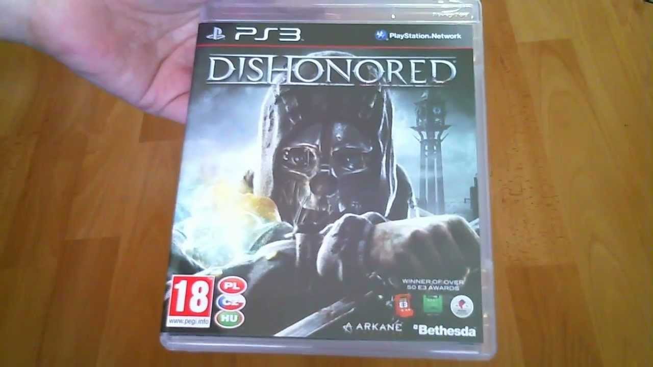Dishonored - Unboxing PL (wersja na PS3) - YouTube