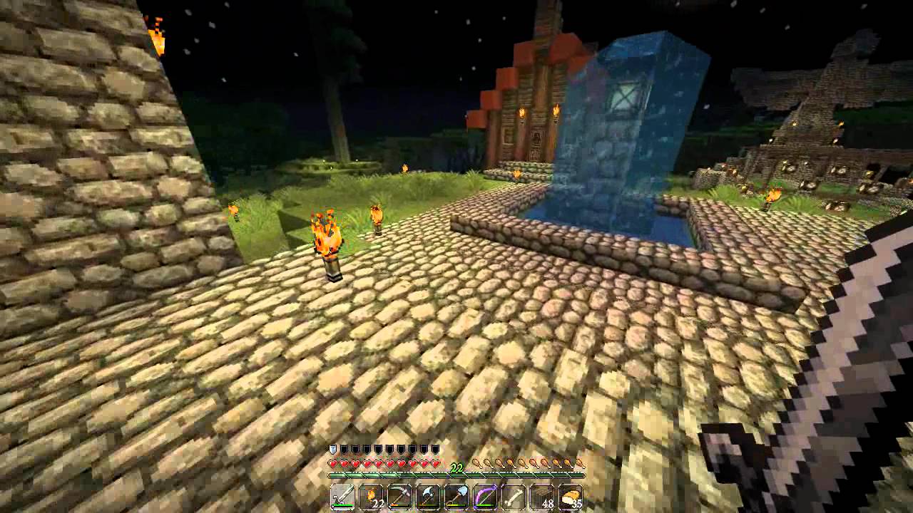 Minecraft: The Amazing Land Bridge (Mr. Survival ep24) - YouTube