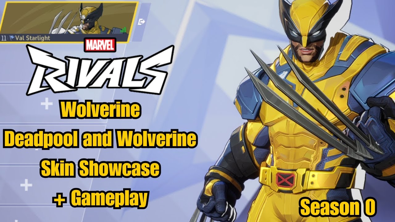 Wolverine | Deadpool and Wolverine Skin Showcase | Marvel Rivals ...