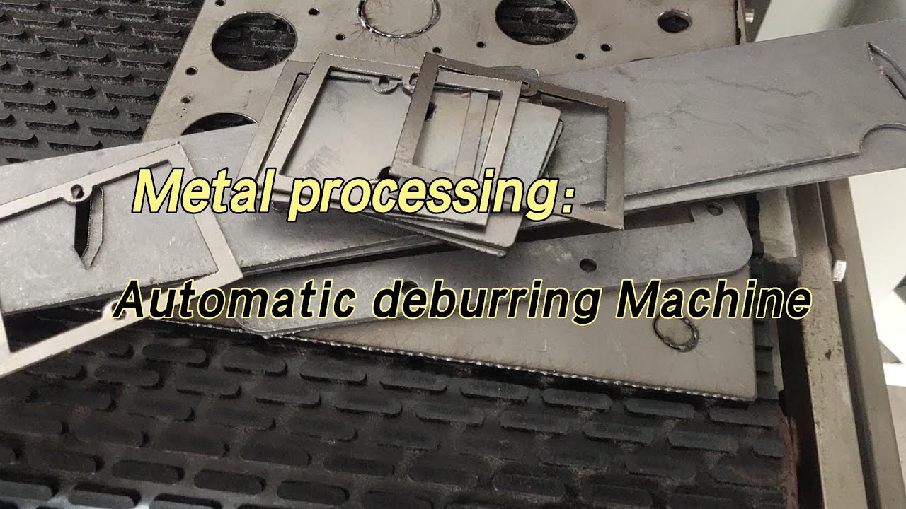 Automatic deburring machine inventory - YouTube