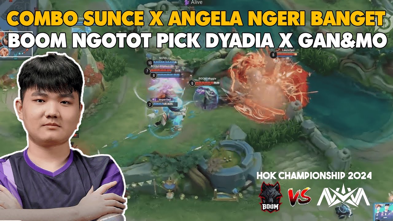 Kapal Lawd x Angela OP! - Boom Esports Vs Nova Esports - Honor of Kings ...