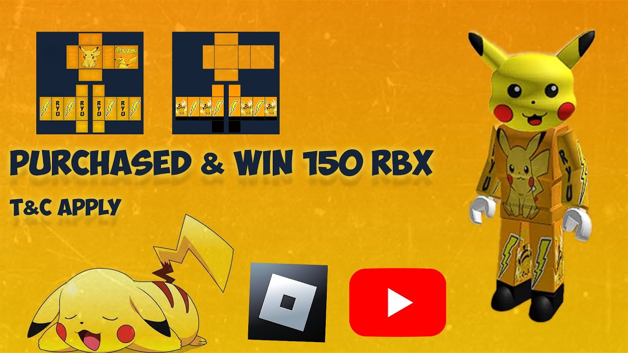 Checkout Pikachu Outfit|ROBLOX "READ DESCRIPTION" - YouTube