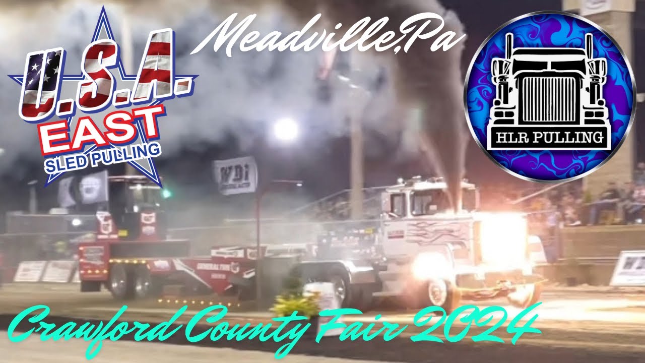 Truck & Tractor Pulls - Crawford Co. Fair 2024 - YouTube