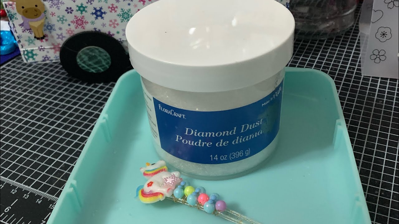 #Kimsinspiredlife Tutorial on diamond dust. (How to use) - YouTube