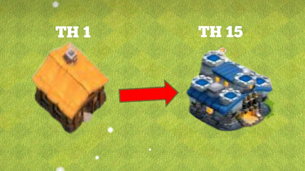 Coc Time Lapse Th1 To Max Th15 - YouTube