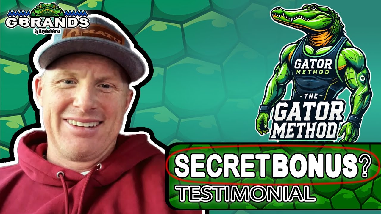 Secret Gator Method Bonus? | GBrands by Haydenworks | Aaron Bennett ...